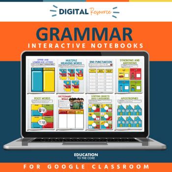 Grammar Interactive Notebooks Parts Of Speech Centers TpT