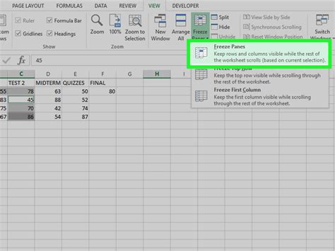 How To Freeze Panes In Excel Step By Step For Pc And Mac