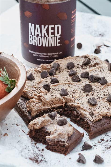 Naked Brownie With Coffee Frosting Revised The Oven Light