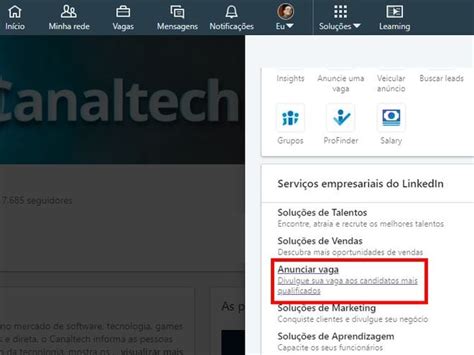 Como criar um anúncio de vaga de emprego no LinkedIn Canaltech