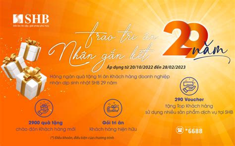 SHB triển khai chương trình khuyến mãi hấp dẫn dành cho khách hàng