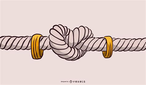 Descarga Vector De Ilustración De Nudo De Cuerda