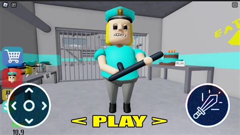 Playing As POLICE WOMAN JENNA AQUA MODE POLICE GIRL PRISON RUN Obby