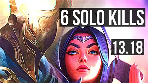 Pantheon Vs Irelia Mid Solo Kills K Mastery