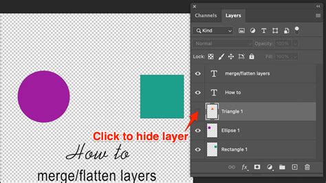How To Merge And Flatten Layers In Photoshop Tutorials