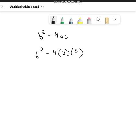 solved compute the discriminant then determine the number and type of solutions for the given