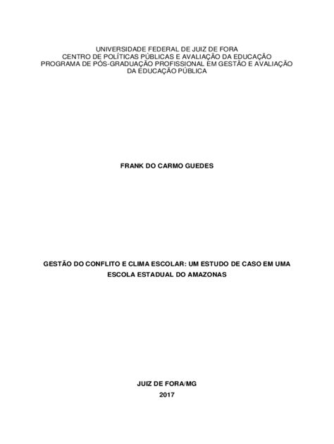 Preenchível Disponível mestrado caedufjf O FLUXO DE INFORMAES NO CENTRO