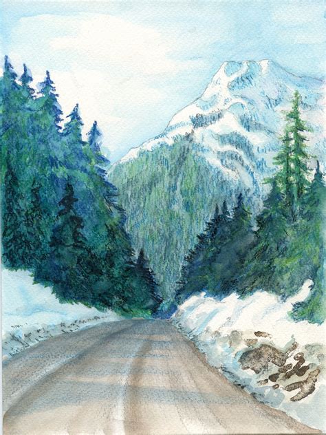 Colored Pencil Landscape Tutorial