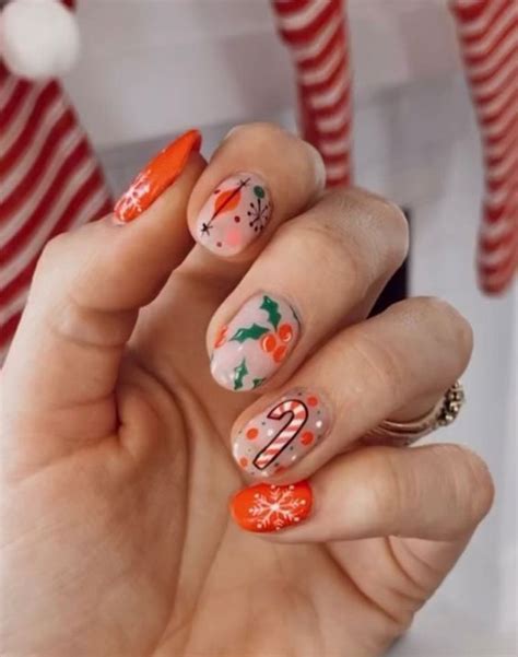 50 Fab Christmas Nail Designs Ideas Cute Holiday Short Nails