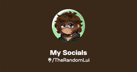My Socials Twitter Instagram Tiktok Twitch Linktree