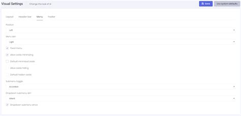 Features Mvc Core Visual Settings Documentation Center