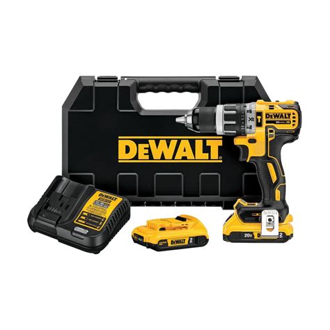 Taladro percutor inalámbrico 1 2 pulg 20v brushless dcd796d2 b3