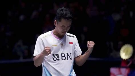 Pebulutangkis Indonesia Anthony Ginting Lolos Ke Final All England 2024