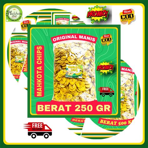 Jual Keripik Pisang Rasa Original Manis Isi Gr Kripik Pisang