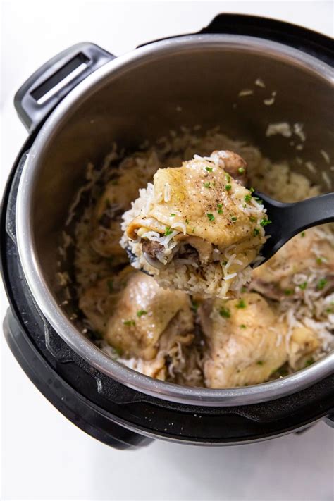 Instant Pot Chicken Thighs And Rice Lara Clevenger