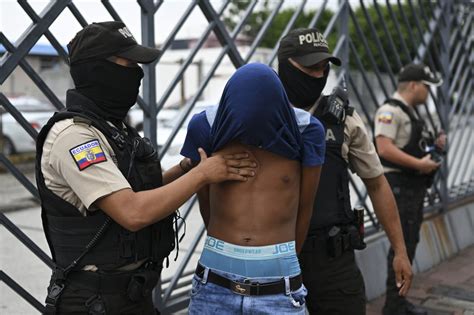 Ecuador Casi 10 500 personas detenidas en 48 días de conflicto armado