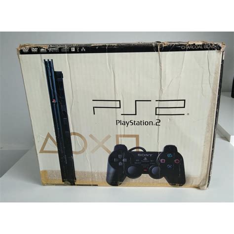 Caixa Vazia Original Ps2 Slim Mod Scph 77006 Escorrega o Preço