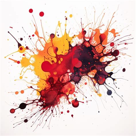 Premium AI Image Watercolor Abstracts With Colorful Elements