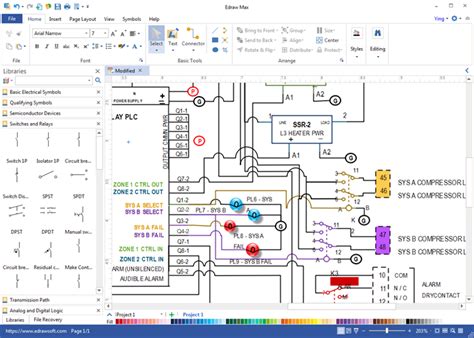 Draw Electrical Wiring Diagram Online Creat Wiring Diagram E