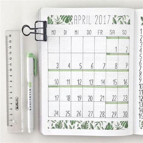 20 Monthly Spread Layouts For Your Bullet Journal Ideas And