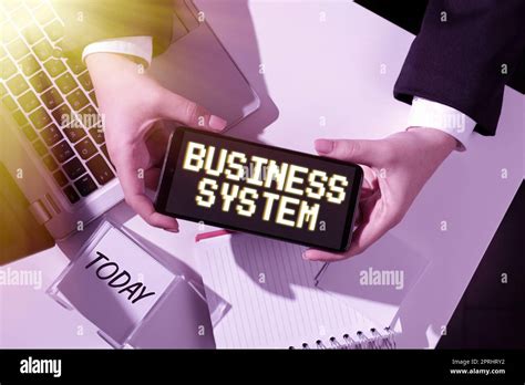 Inspiration Zeigt Zeichen Business SystemEine Methode Der Analyse Der