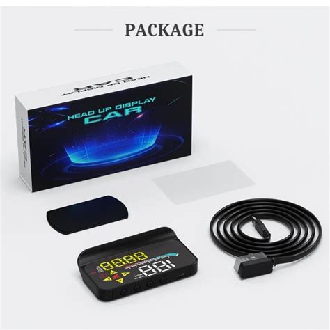 M17 GEYIREN M17 HUD écran tête haute OBD2 GPS Double système pare