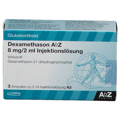 Dexamethason AbZ 8Mg 2Ml 3 St Mit Dem E Rezept Kaufen Shop Apotheke