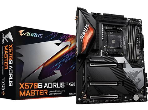 GIGABYTE X570S AORUS MASTER Mainboard Mehrfarbig ATX Mainboards