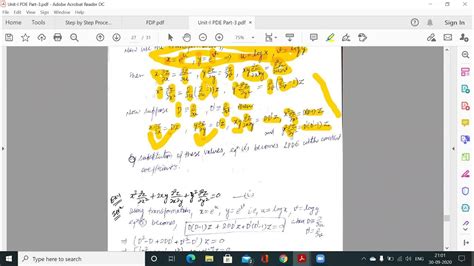 partial differential equation lecture11 solution of euler cauchy pde youtube