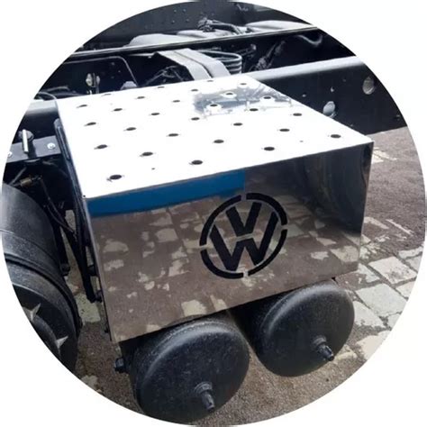 Acabamento Inox Tampa Caixa Bateria Vw Constellation