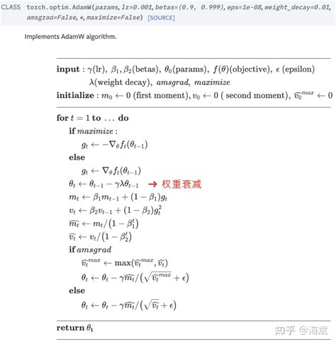 pytorch中常见优化器的sgd adagrad rmsprop adam adamw的总结 知乎