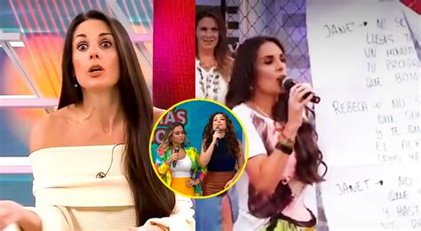 Rebeca Escribens Hace Roche En Vivo A Ethel Pozo Y Janet Barboza Tras