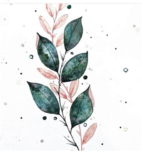 Watercolor Flowers Paintings Botanical Watercolor Flower Art Painting