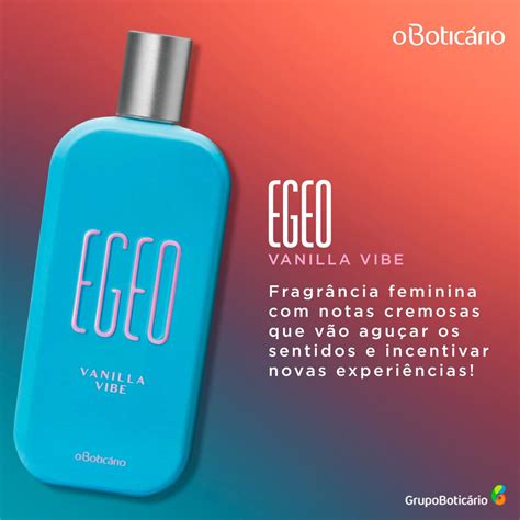 Egeo Vanilla Vibe 90ml OBoticario Perfume Cia By Mabi
