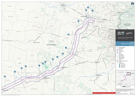 Narrabri Inland Rail Detailed Map