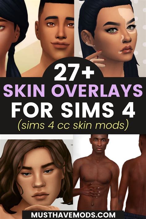 25 Best Sims 4 Skin Overlay Mods Sims 4 Cc Skin Artofit
