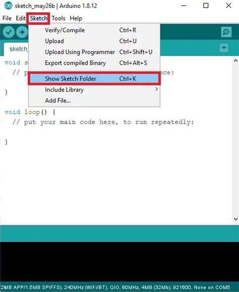 install esp32 filesystem uploader in arduino ide spiffs