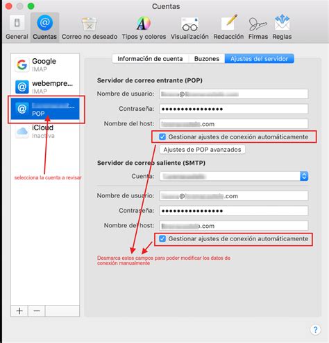 Configurar Una Cuenta De Correo En Mail De Mac