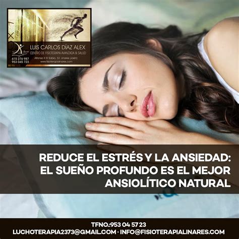 REDUCE EL ESTRÉS Y LA ANSIEDAD EL SUEÑO PROFUNDO ES EL MEJOR