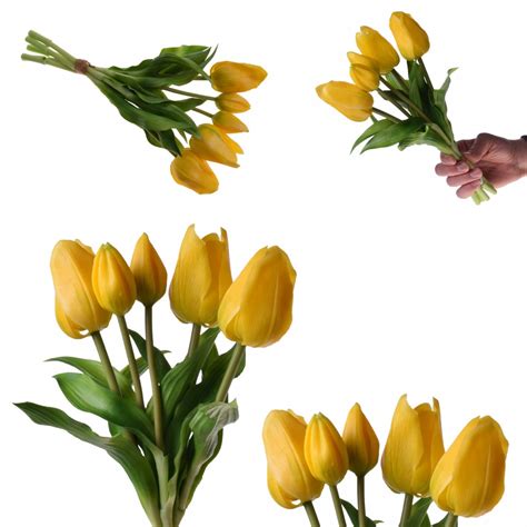 Tulipany Tulipan Bukiet Gumowany Gumowe Jak Ywe