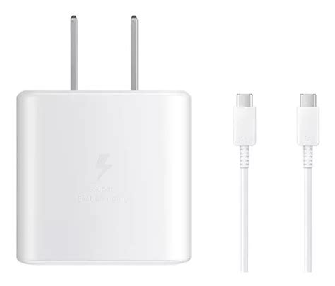 Cargador Samsung Tipo C W Cubo Y Cable Carga R Pida Env O Gratis
