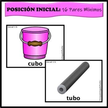 Frontalización o Fronting Pares Mínimos t k Tarjetas Imprimibles