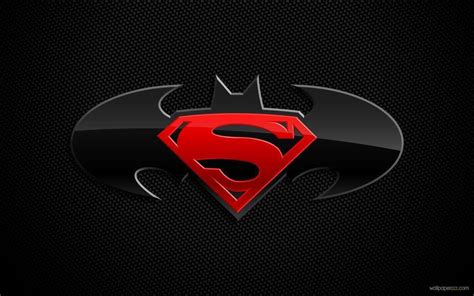 Superman And Batman Logo Wallpapers Wallpaper Cave