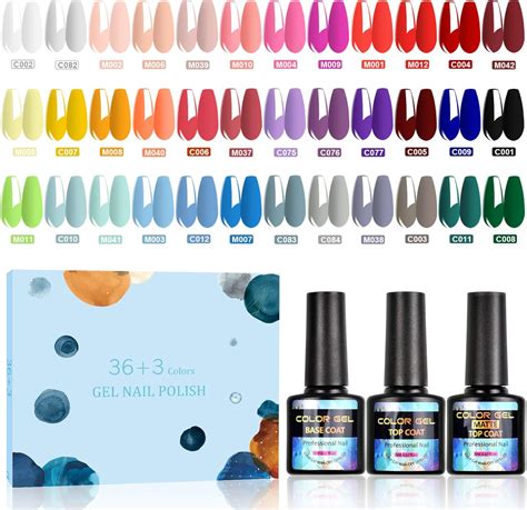 CHARMNAIL Smalti Semipermanenti Per Unghie 39 Pz 8ML Smalto