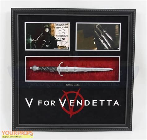 V For Vendetta V Hugo Weaving Screenused Prop Stunt Rubber Belt