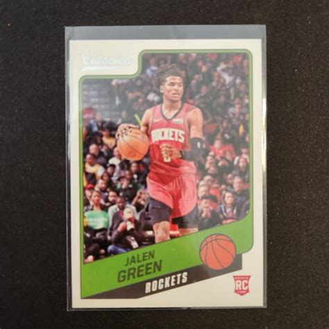 2021 22 Panini Chronicles Classics 162 Jalen Green RC For Sale