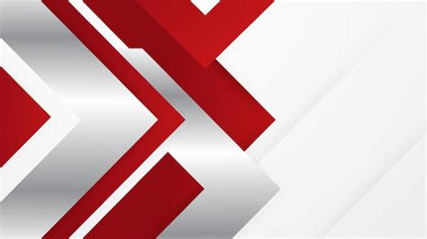 Premium Vector Modern Geometric Abstract Red And White Background