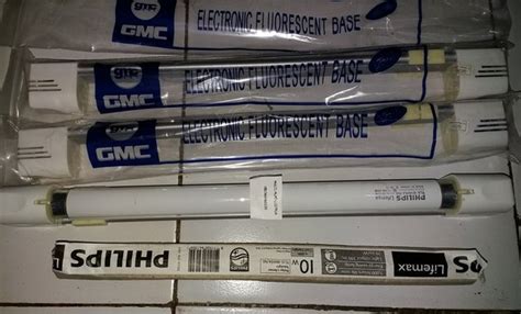 Jual Lampu Tl Panjang 10 Watt Kap Elektrik GMC PHILIPS TL 10W KOMPLIT