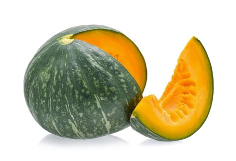 Premium Photo Green Pumpkin Isolated On White Background