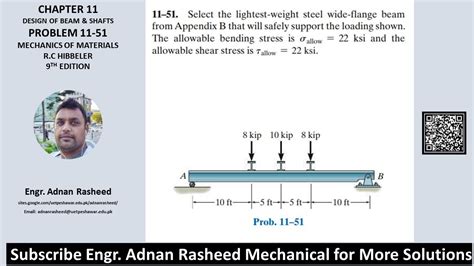 11 51 Select The Lightest Weight Steel Wide Flange Beam Mech Of